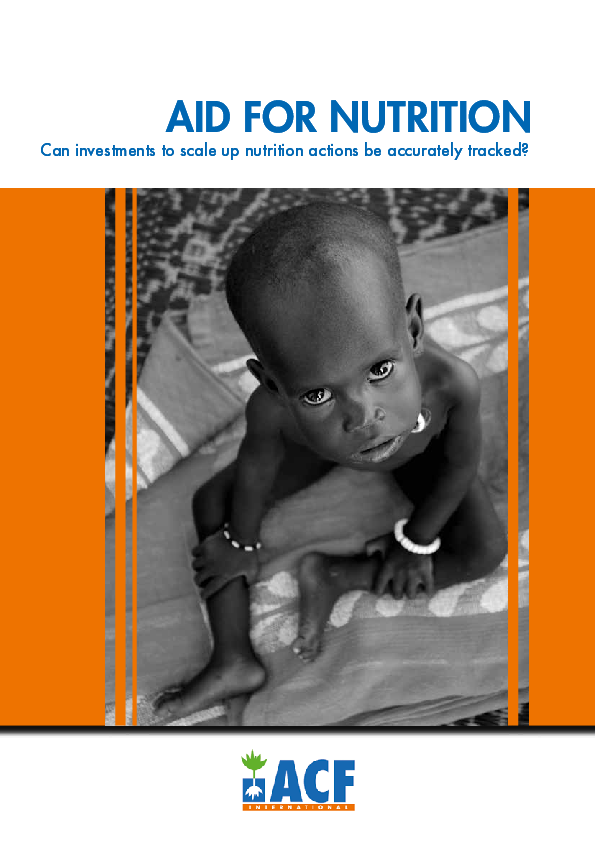 Aid for nutrition: Can investments to scale up nutrition actions be ...