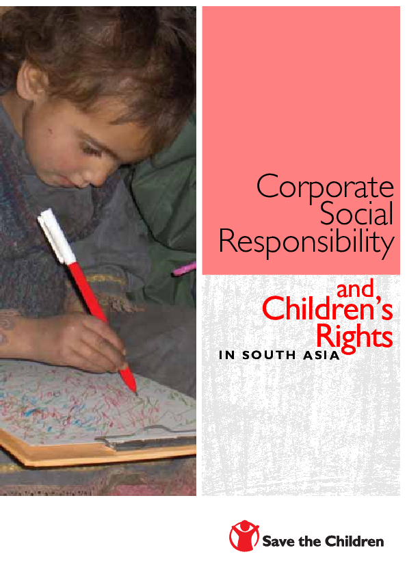 Corporate social responsibility and children's rights in South Asia ...