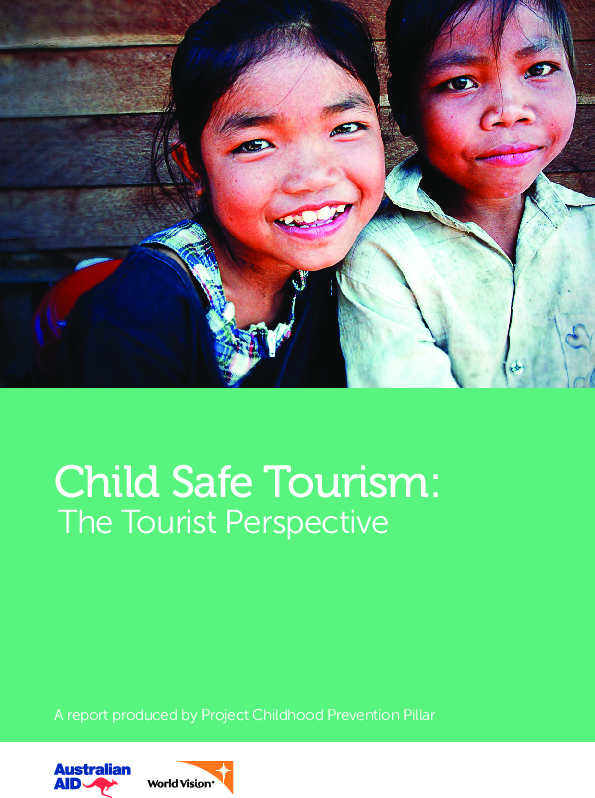 Child Safe Tourism: The Tourist Perspective - Save the Children’s ...
