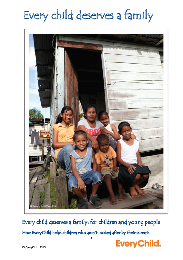 Every child deserves a family: for children and young people - Save the ...