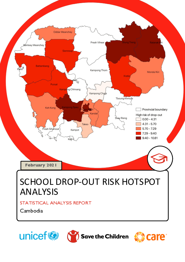 School Drop-Out Risk Hotspot Analysis - Save the Children’s Resource Centre