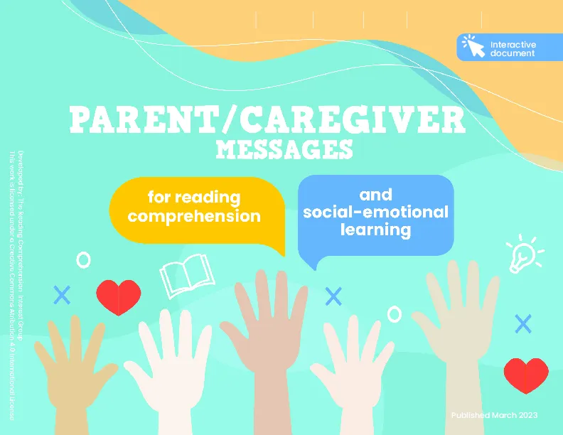 Parent/Caregiver Messages for Reading Comprehension and Social ...