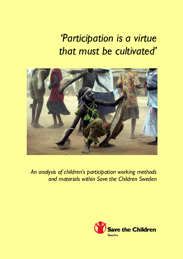 ‘Participation is a virtue that must be cultivated’: An analysis of ...