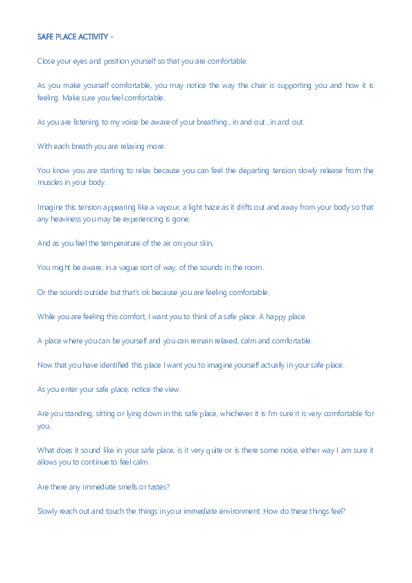 Activities for Psychosocial Wellbeing - Save the Children’s Resource Centre