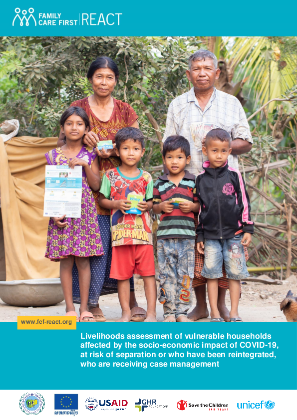 Livelihoods Assessment of Vulnerable Households Affected by the Socio ...