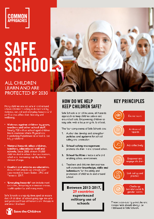 Safe Schools: All children learn and are protected by 2030 - Save the ...