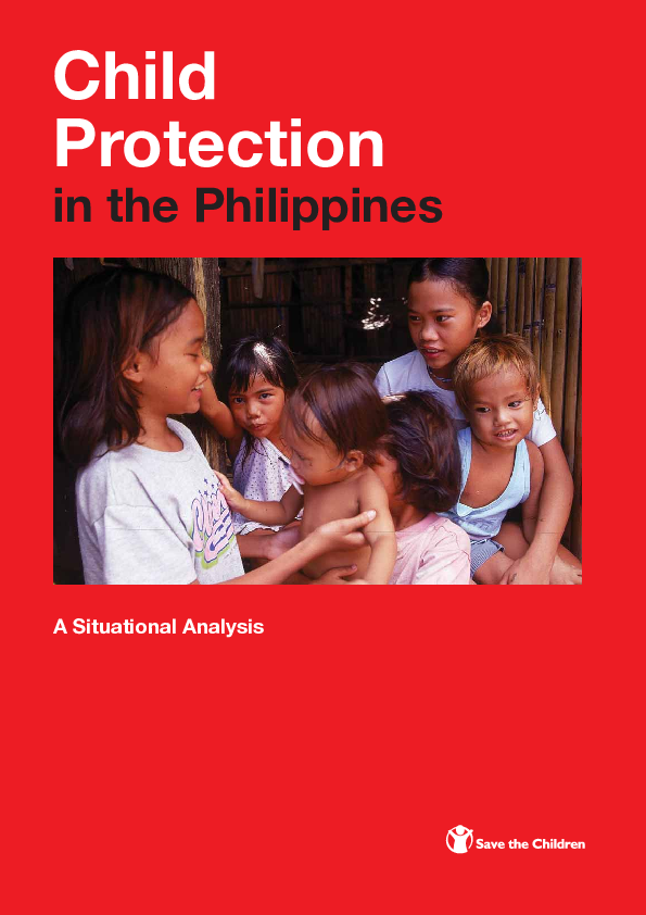 Child Protection in the Philippines - A situational analysis - Save the ...
